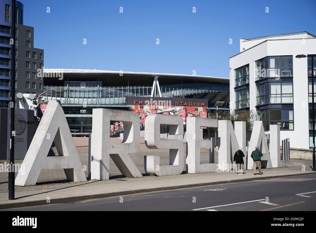 Arsenal factory train, outside the stadium, London, England, United ...