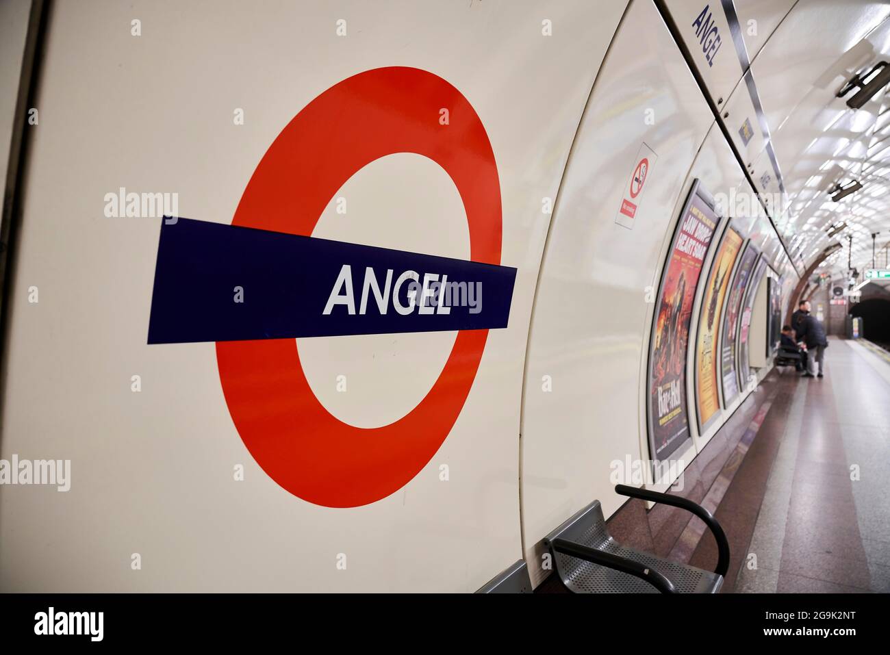Angel Station Underground Sign, London, England, United Kingdom Stock ...