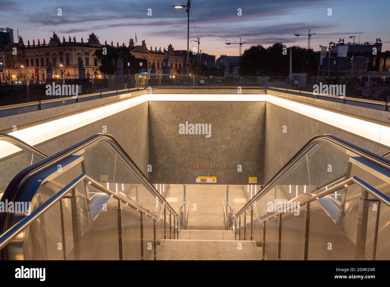 The new Museumsinsel station on the U5 line, Berlin, Germany Stock ...