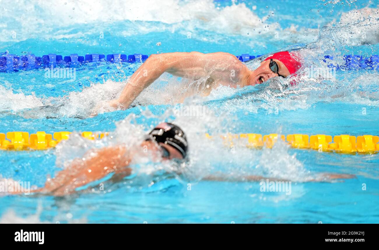 Great Britain's Tom Dean in action during the Men's 200m Freestyle at ...