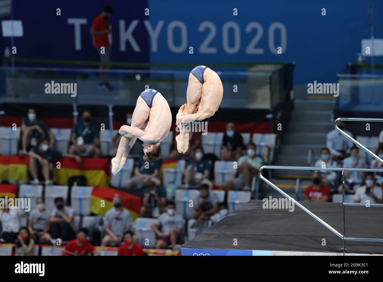 Thomas DALEY & Matty LEE (GBR), July 26, 2021. Diving - Men's ...