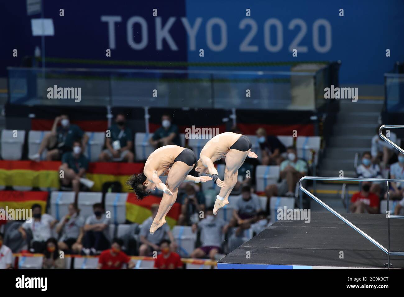 KIM Yeongnam, WOO Haram (KOR), July 26, 2021. Diving - Men's ...