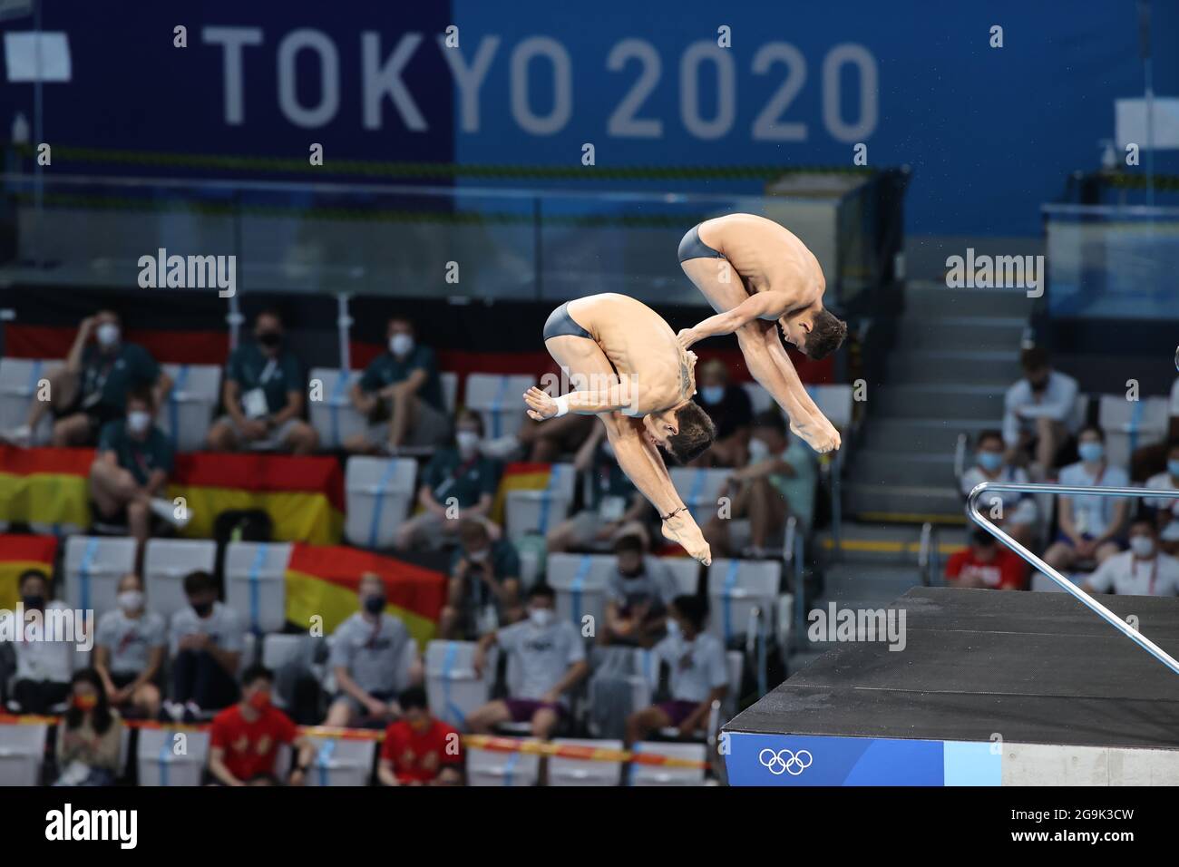BALLEZA ISAIAS Jose, BERLIN REYES Kevin (MEX), July 26, 2021. Diving ...