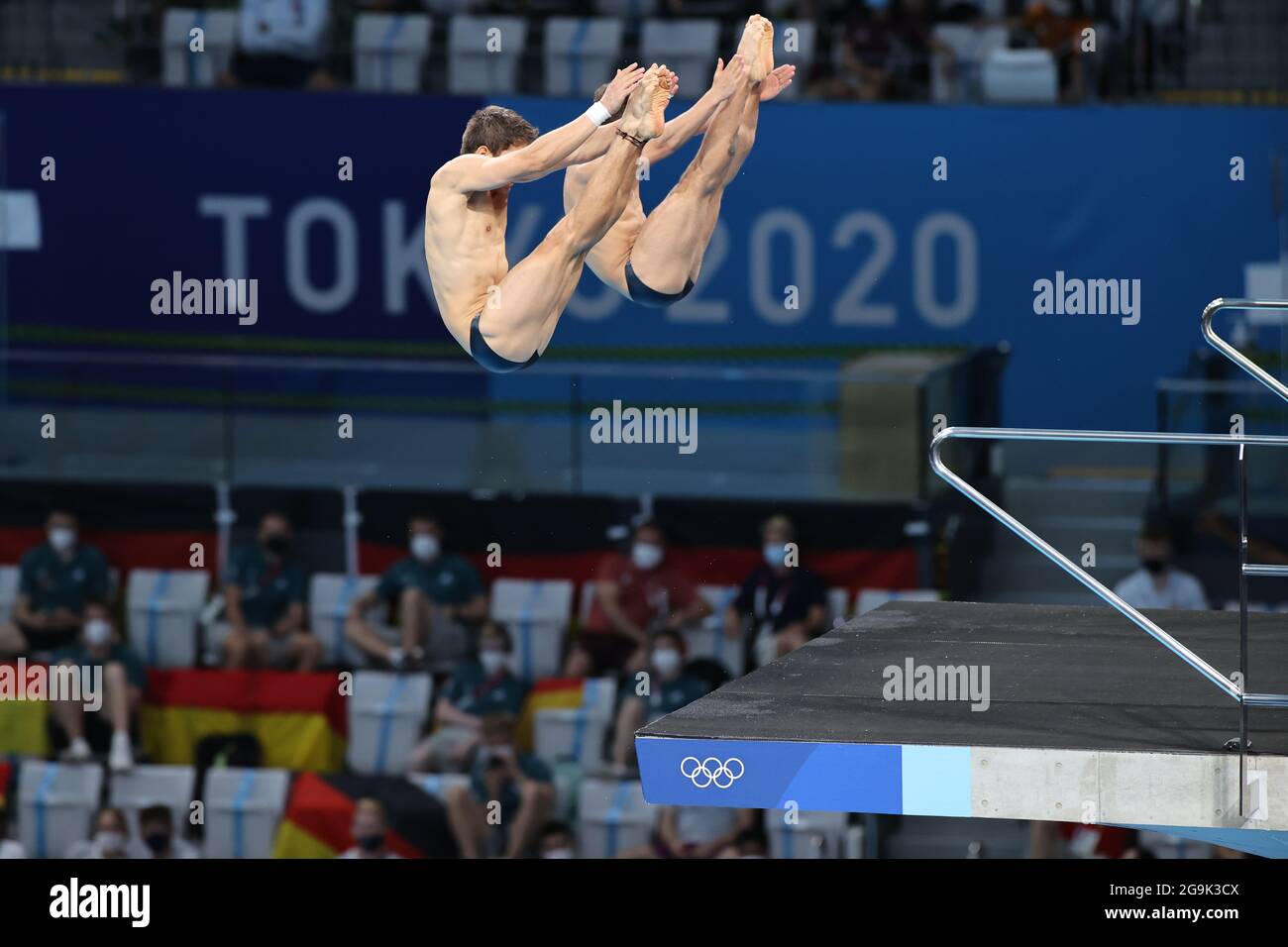 BALLEZA ISAIAS Jose, BERLIN REYES Kevin (MEX), July 26, 2021. Diving ...