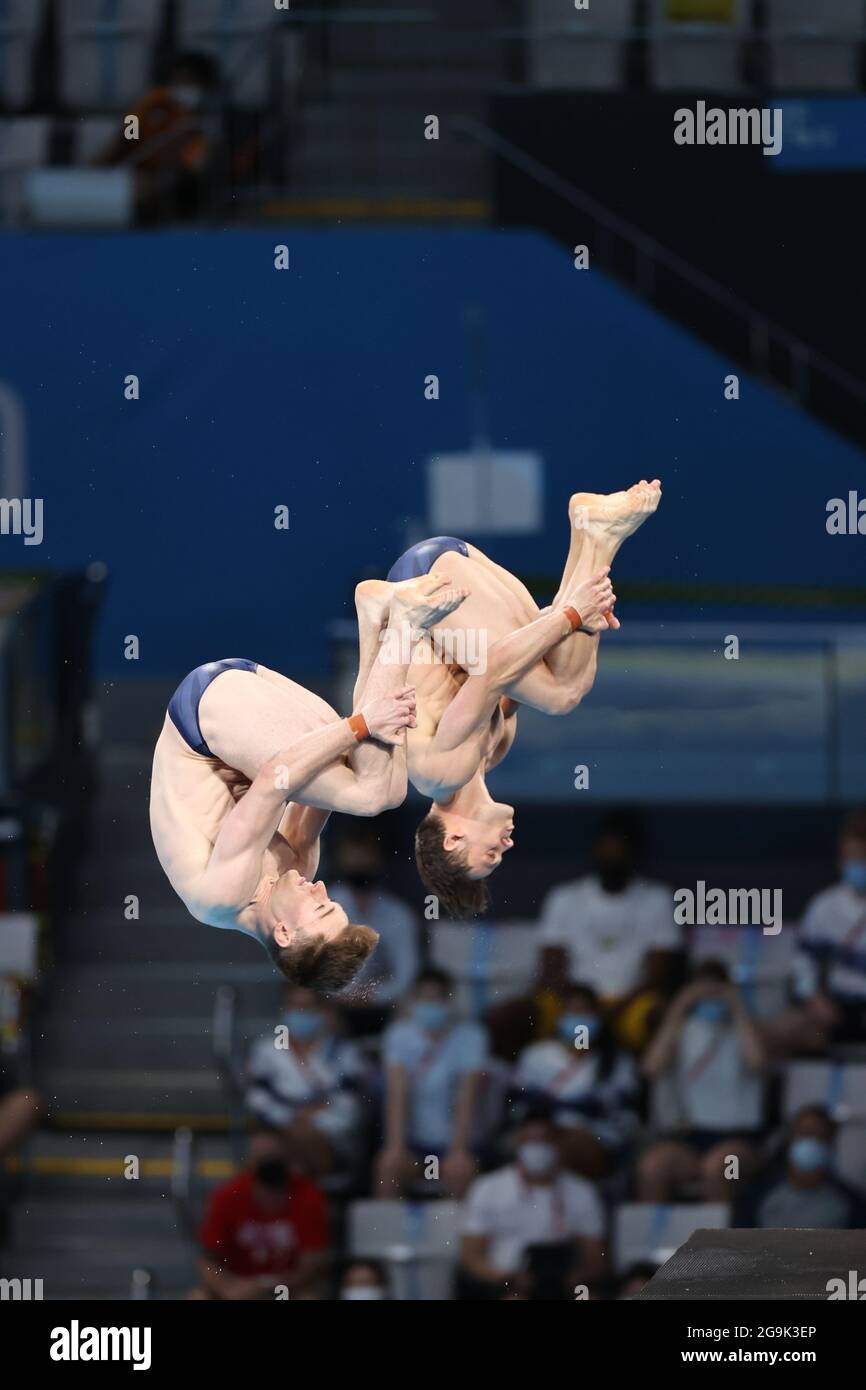 Thomas DALEY & Matty LEE (GBR), July 26, 2021. Diving - Men's ...