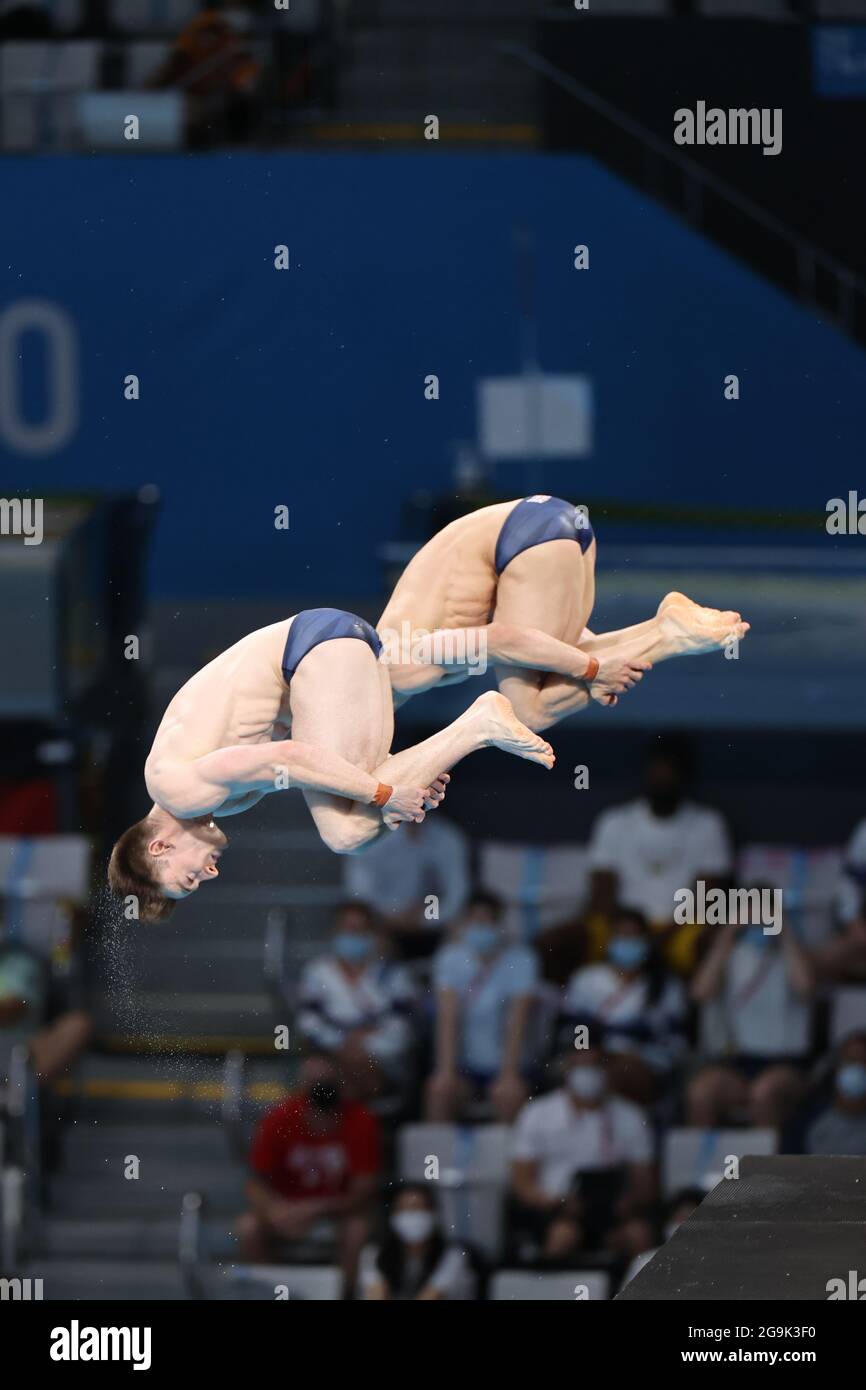 Thomas DALEY & Matty LEE (GBR), July 26, 2021. Diving - Men's ...