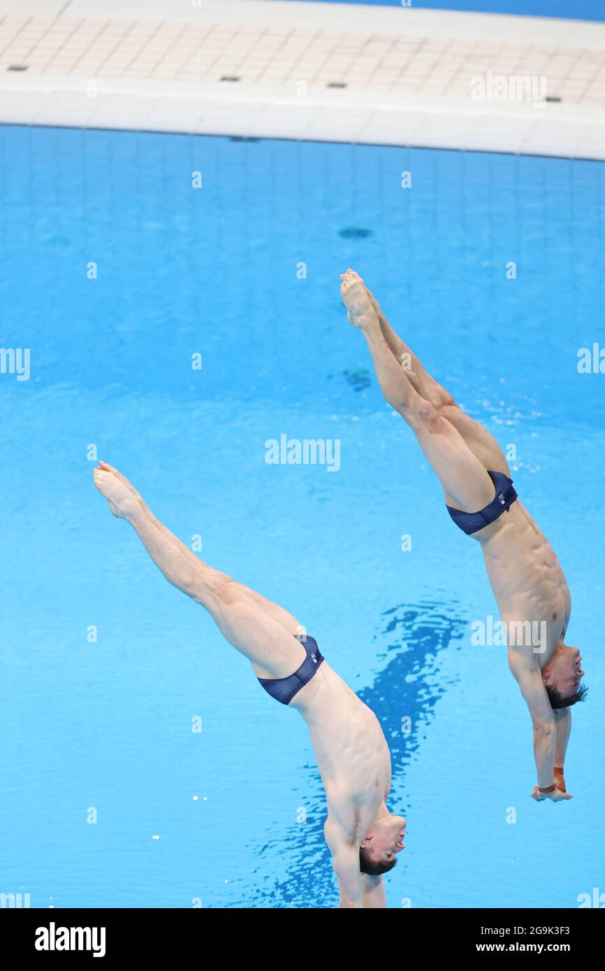 Thomas DALEY & Matty LEE (GBR), July 26, 2021. Diving - Men's ...