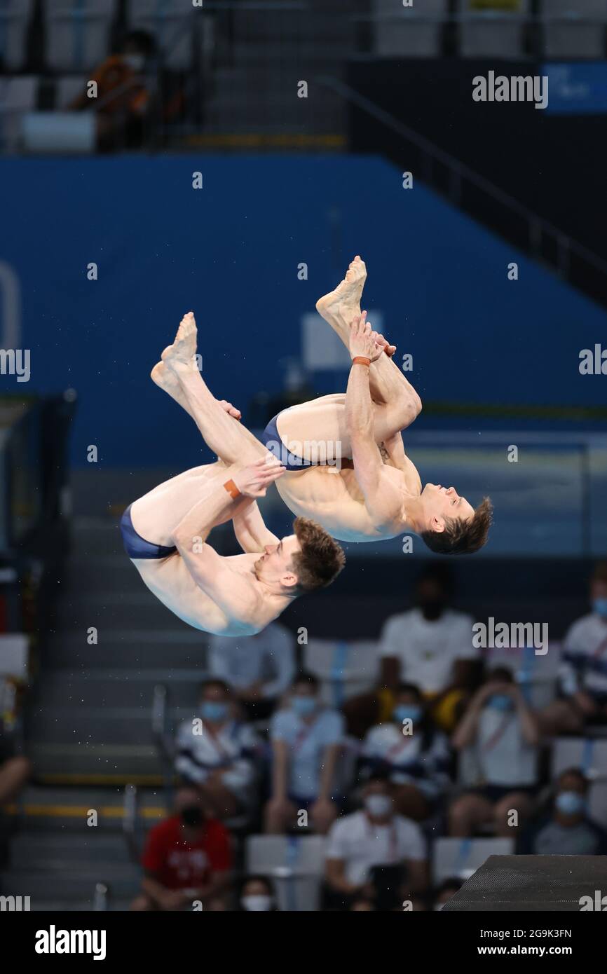 Thomas DALEY & Matty LEE (GBR), July 26, 2021. Diving - Men's ...