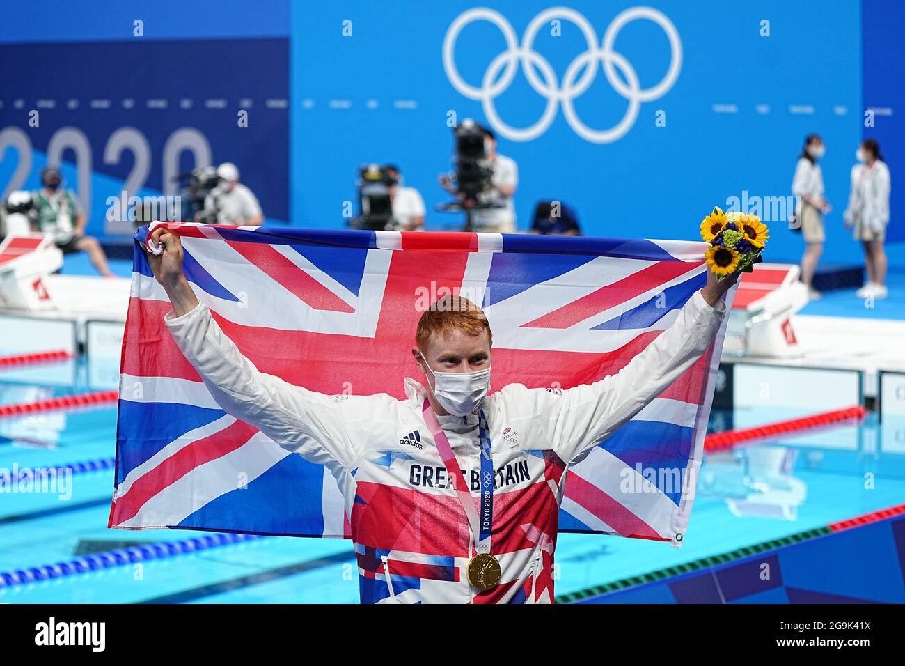 Tokio, Japan. 27th July, 2021. Swimming: Olympics, men, 200 m freestyle ...
