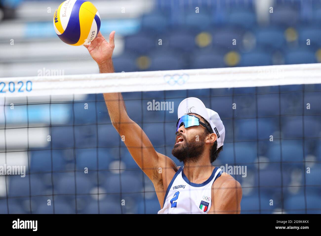 Tokyo, Japan. 27th July, 2021. Daniele Lupo (ITA) Beach Volleyball ...