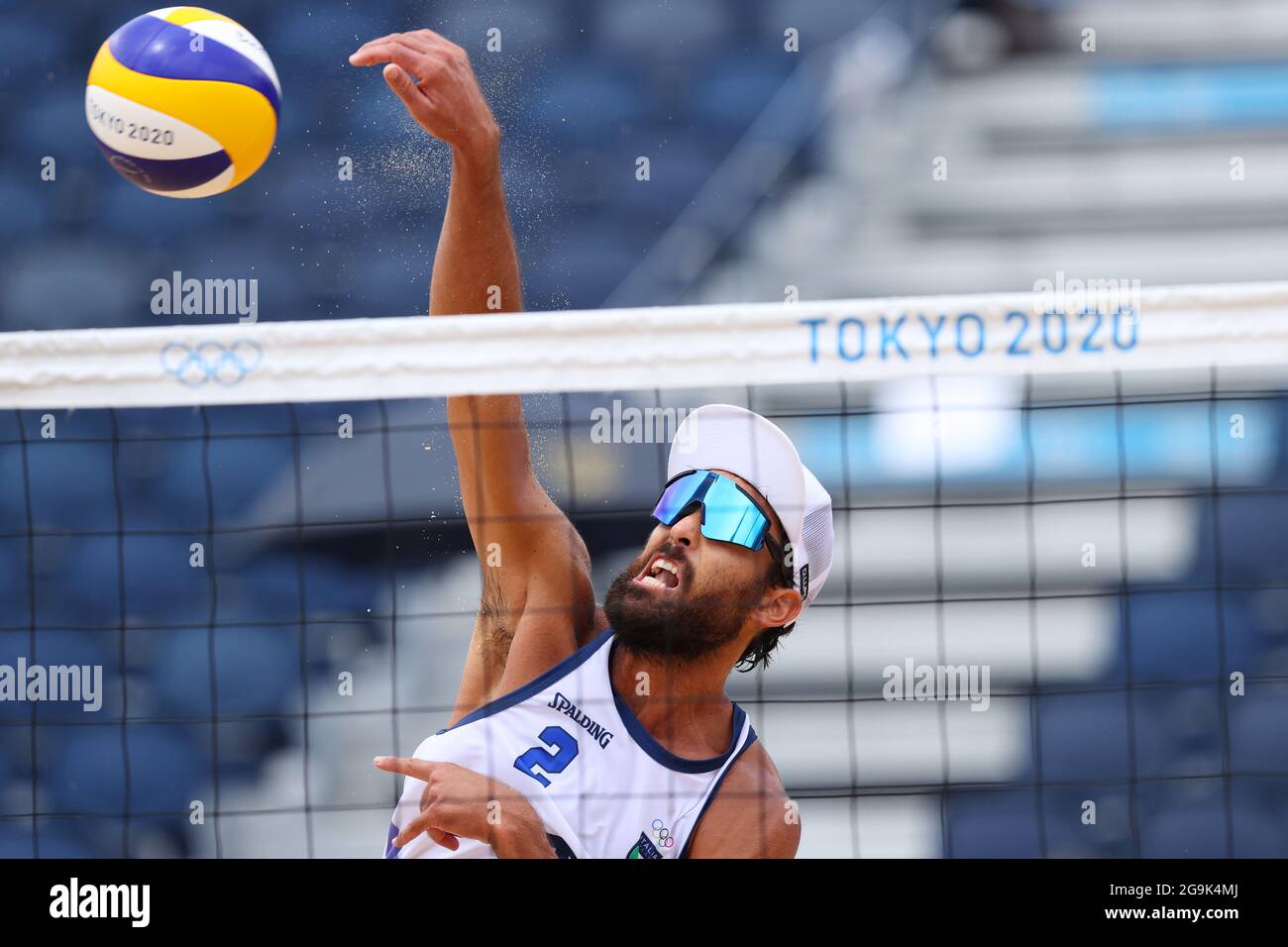 Tokyo, Japan. 27th July, 2021. Daniele Lupo (ITA) Beach Volleyball ...