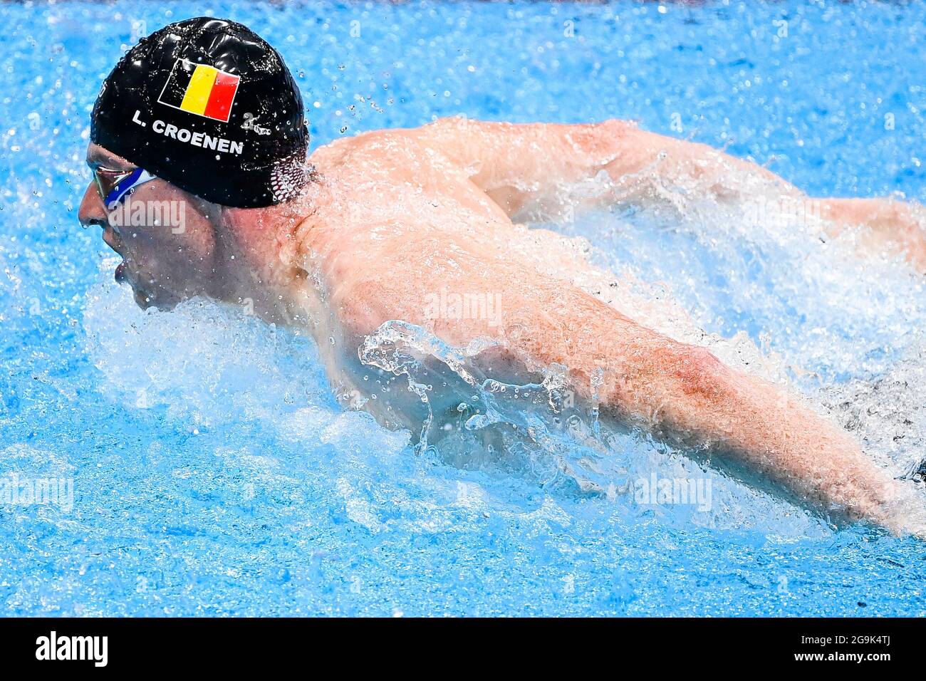 Belgian Louis Croenen pictured in action during the semi-finals of the ...