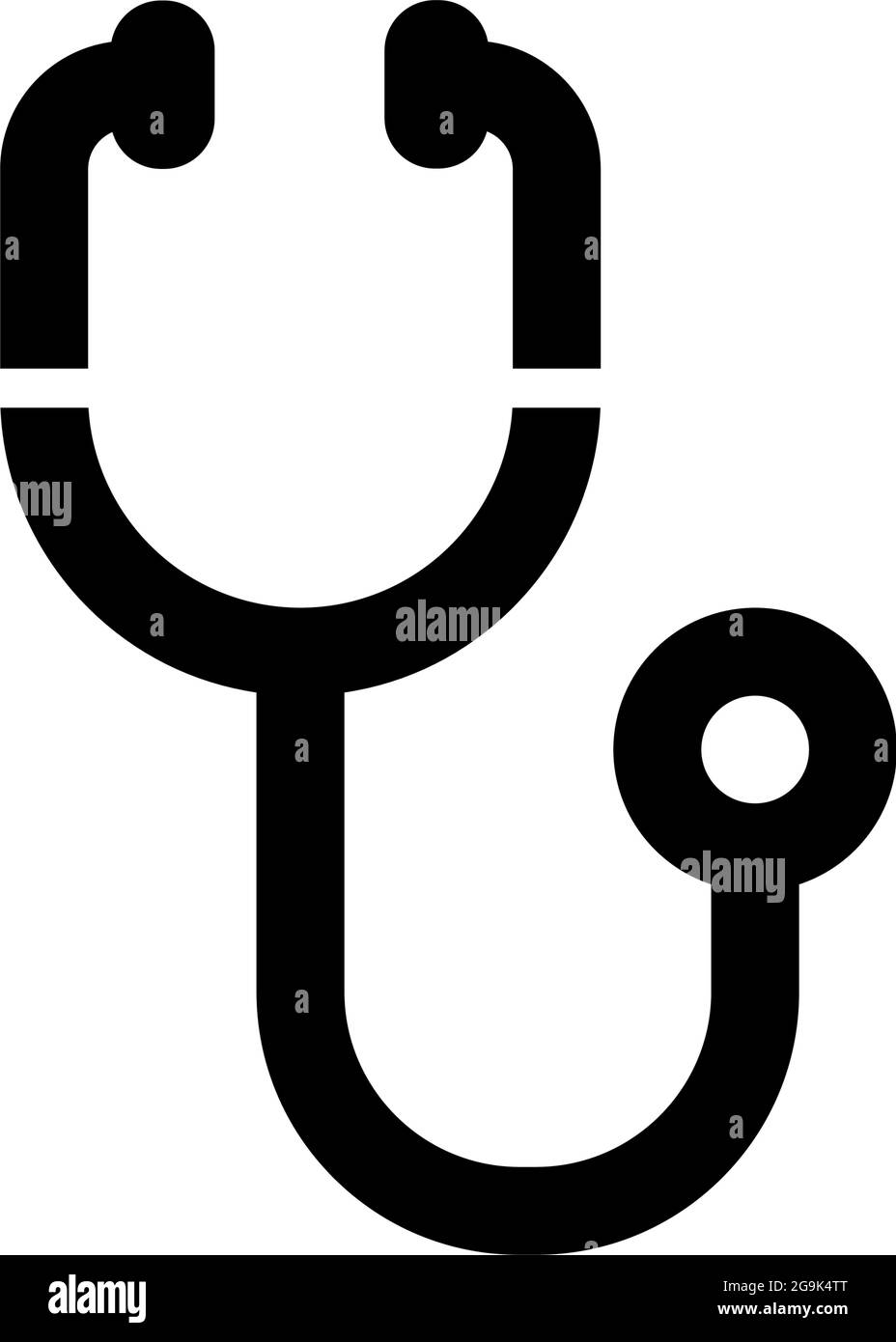 Medical stethoscope vector icon illustration Stock Vector Image & Art ...