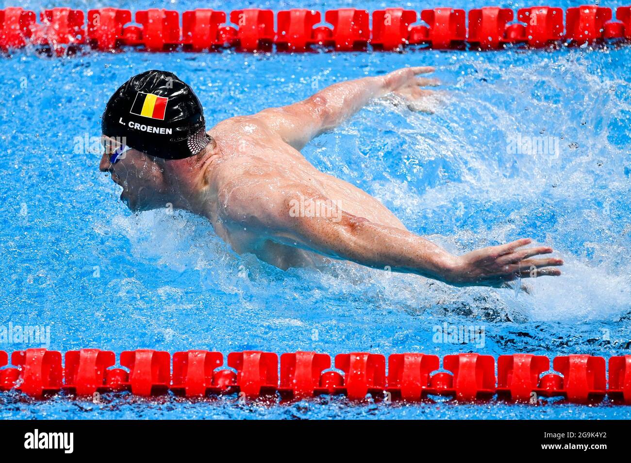 Belgian Louis Croenen pictured in action during the semi-finals of the ...