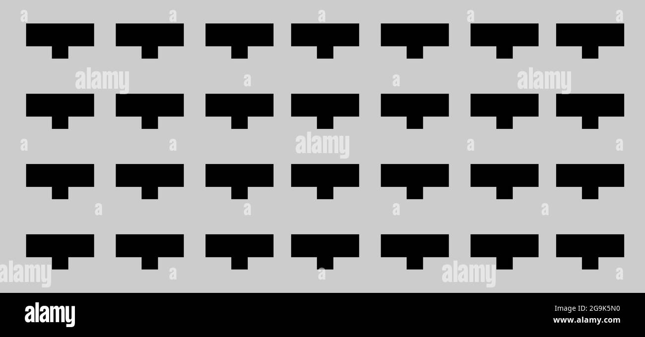 Peg board with curly holes. Grey rectangle peg board perforated texture ...