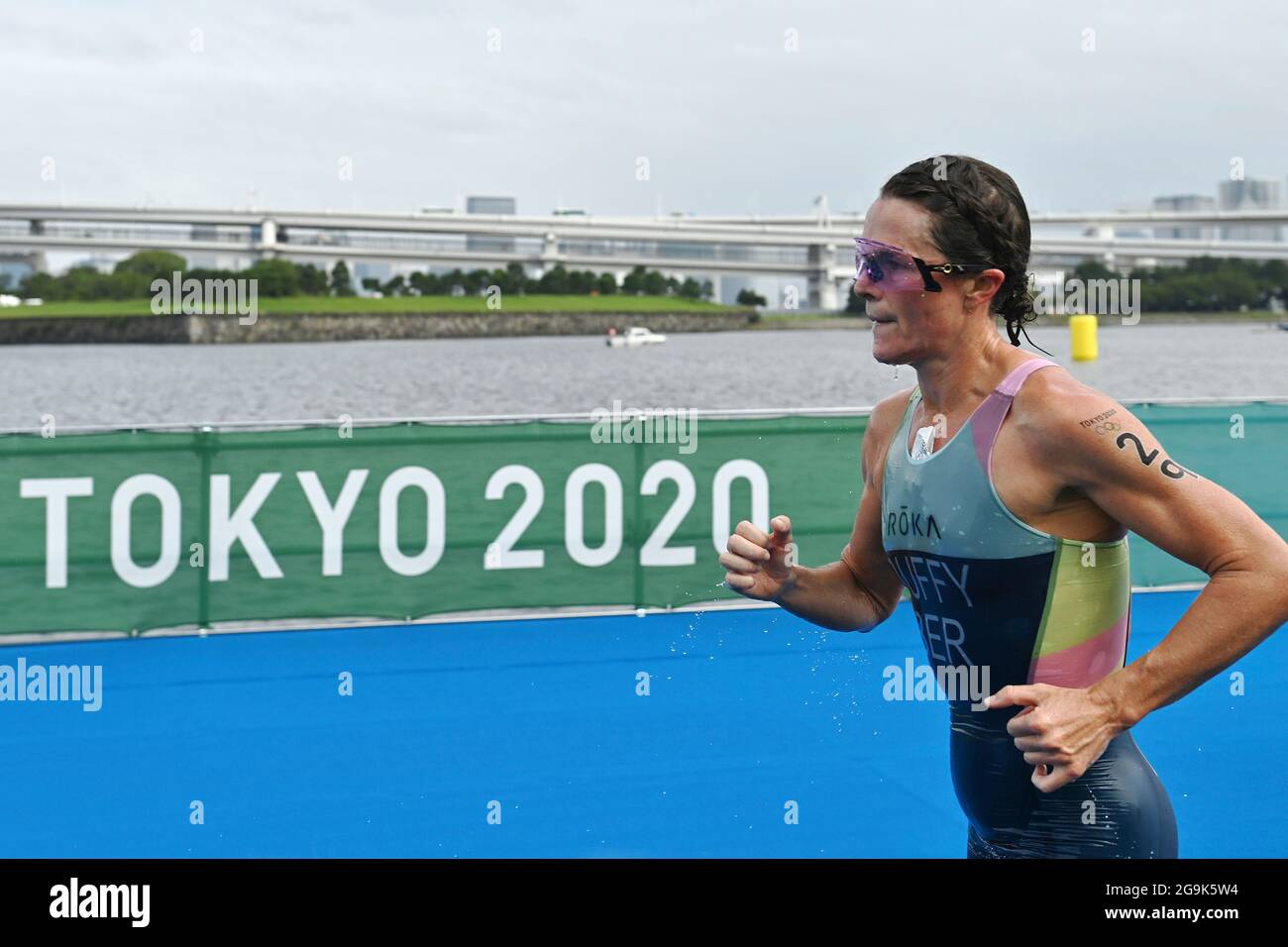 Tokyo, Japan. 27th July 2021. Flora DUFFY (BER), action, running ...