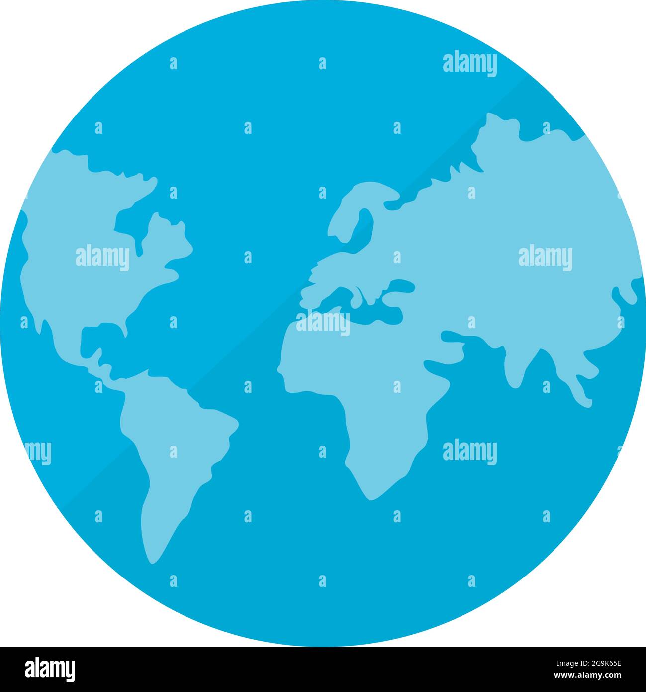 Earth world on white background Stock Vector Image & Art - Alamy