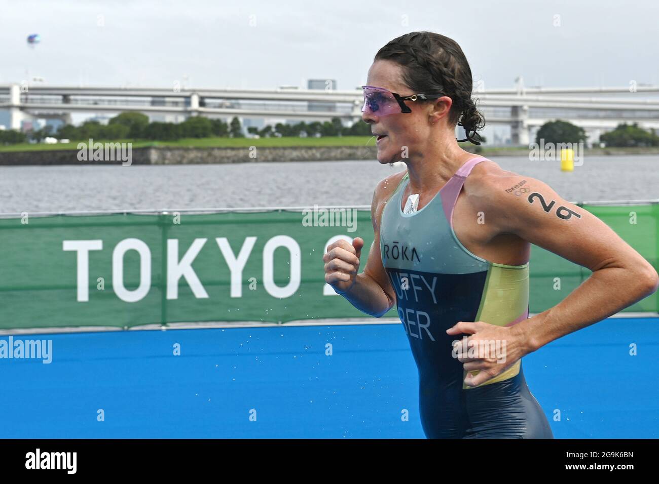 Tokyo, Japan. 27th July 2021. Flora DUFFY (BER), action, running ...