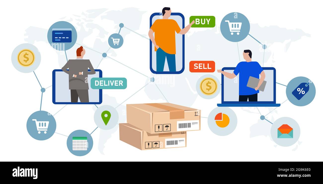 Delivery device Cut Out Stock Images & Pictures - Alamy