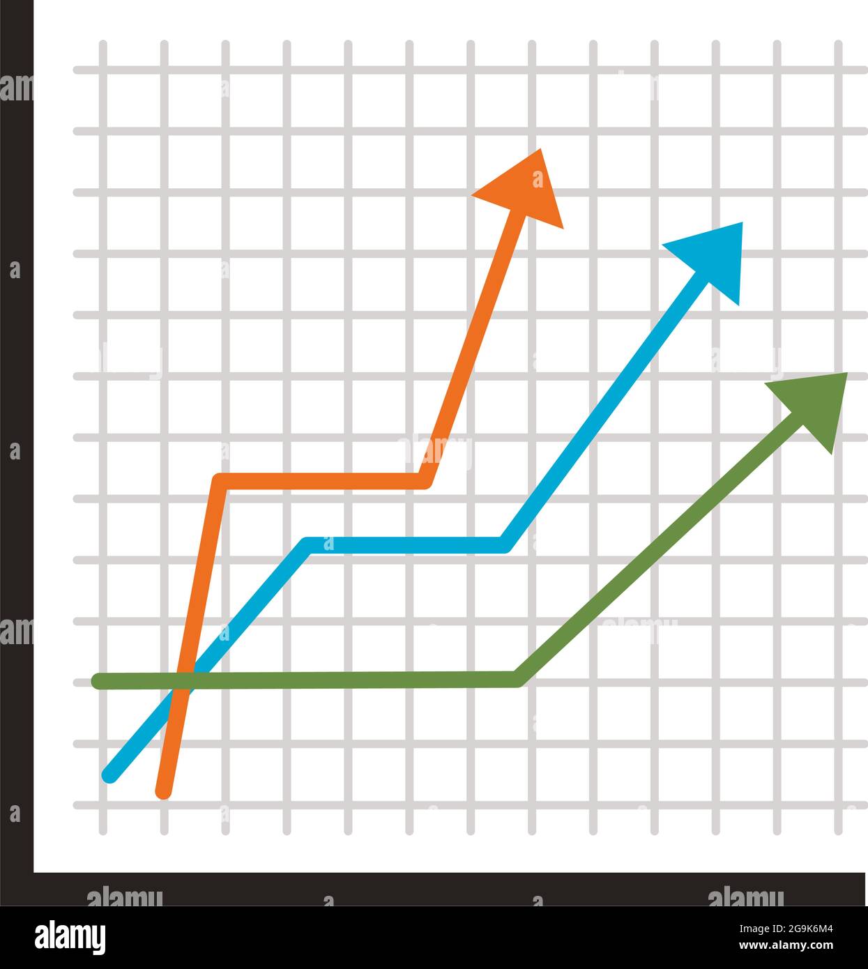 infographic and analysis increase arrows Stock Vector Image & Art - Alamy