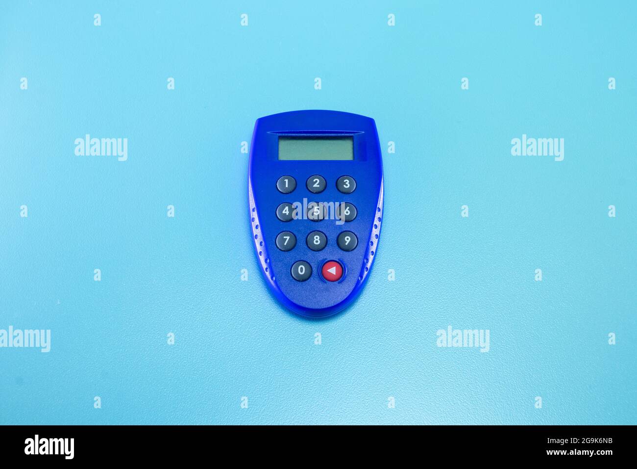 A blue online transaction electronic token Stock Photo - Alamy