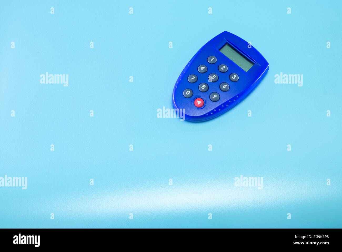 A blue online transaction electronic token Stock Photo - Alamy
