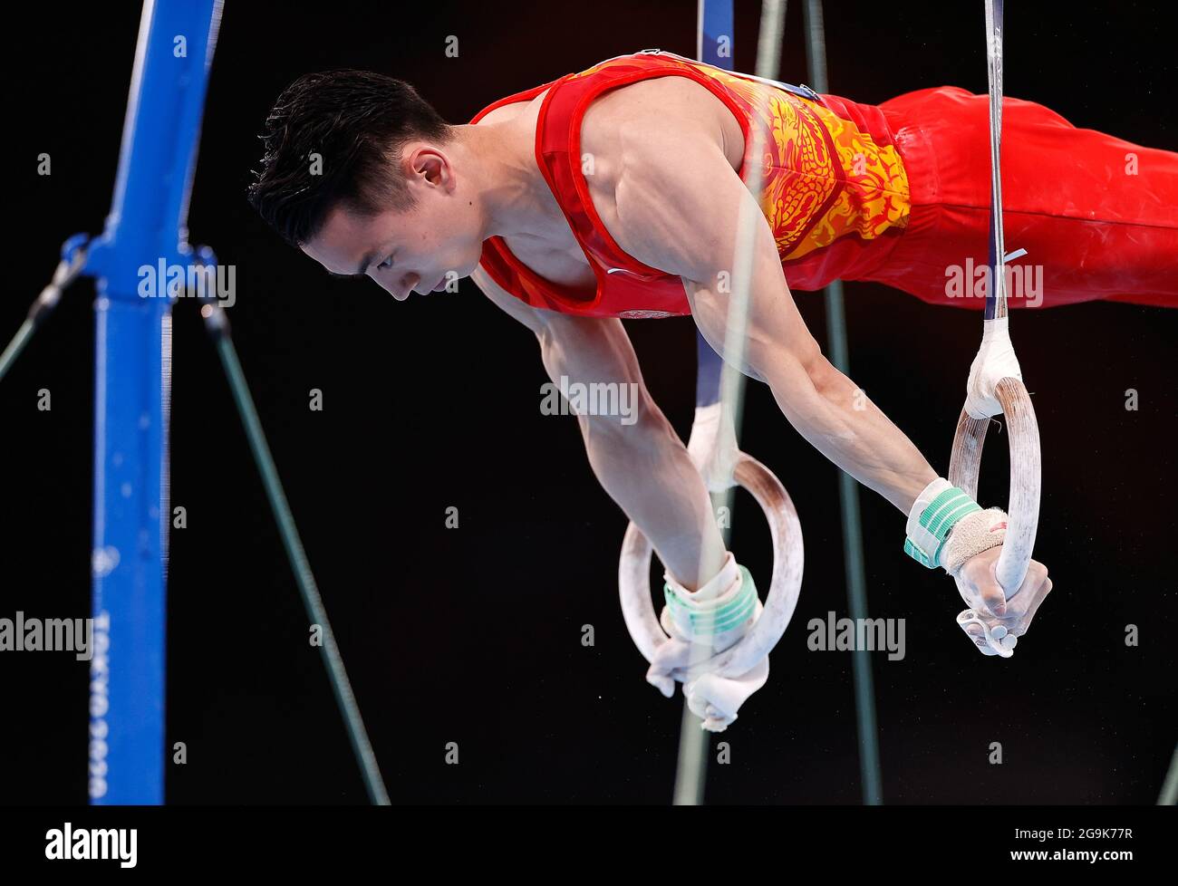 Tokyo, Japan. 26th July, 2021. Zou Jingyuan of China competes in the ...