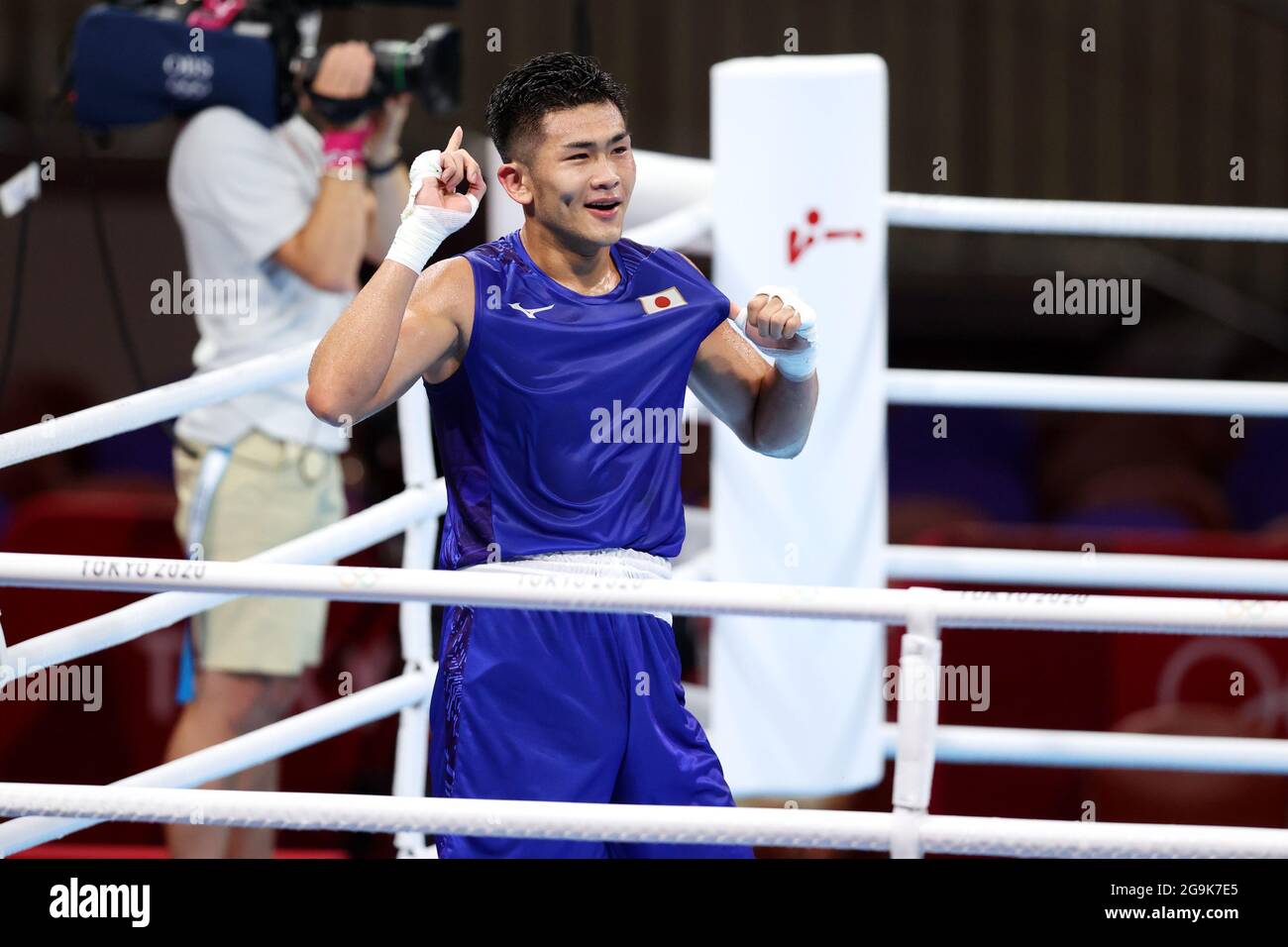 Tokyo, Japan. 26th July, 2021. Yuito Moriwaki (JPN) Boxing : Men's ...