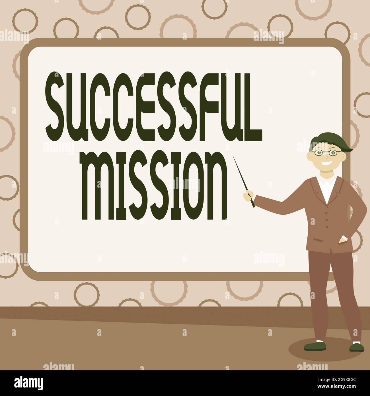 Handwriting text Successful Mission. Conceptual photo complete ...