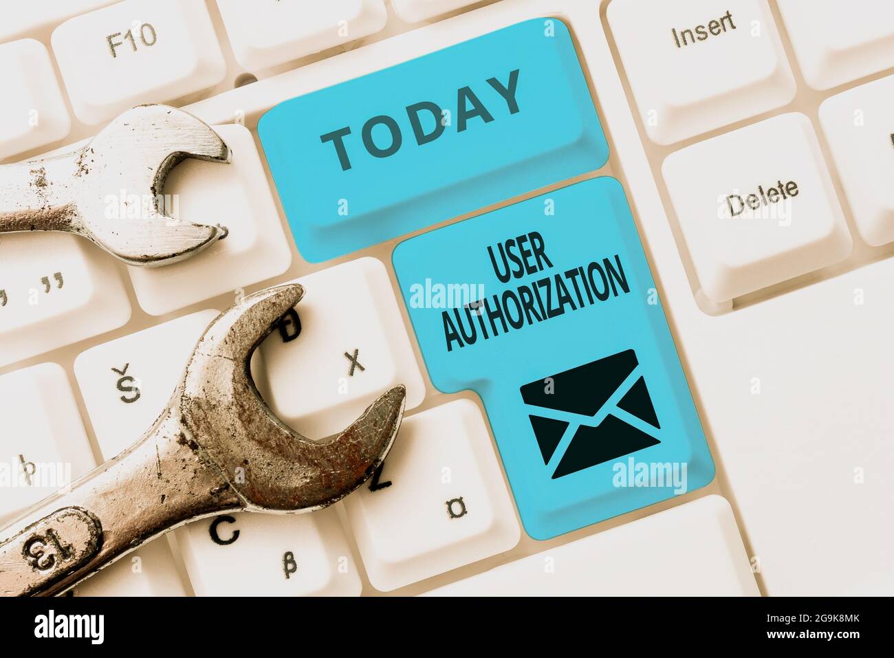 Hand writing sign User Authorization. Business idea security mechanism ...