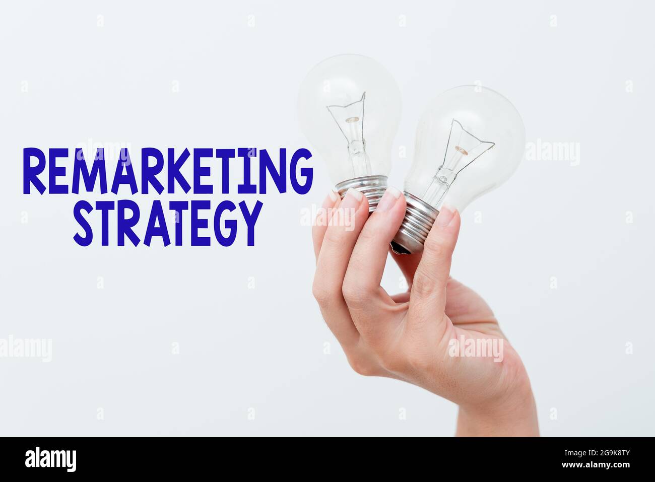 Text showing inspiration Remarketing Strategy. Business overview ...