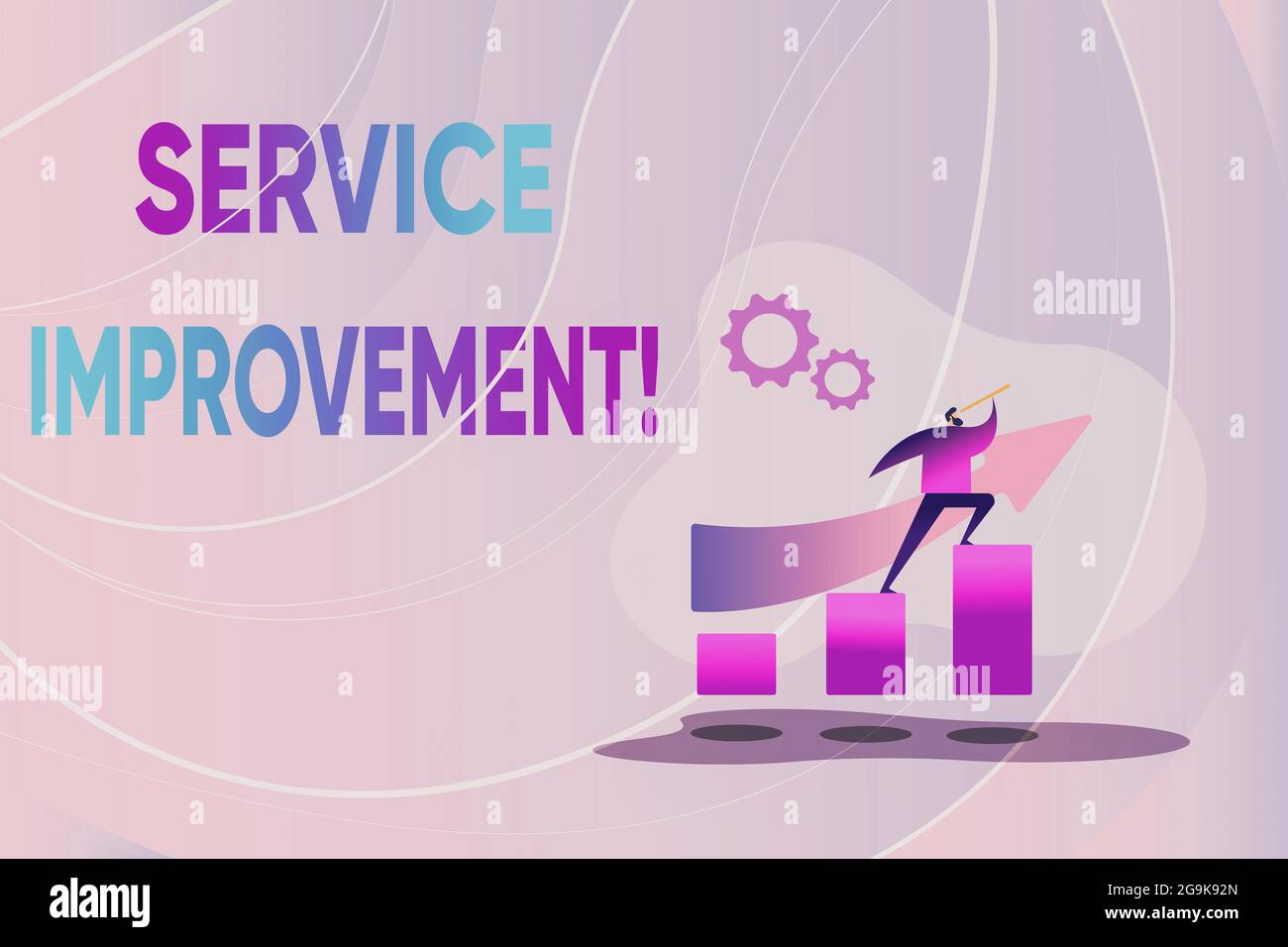 Sign displaying Service Improvement. Business concept continuous ... Sign displaying Service Improvement. Business concept continuous ...