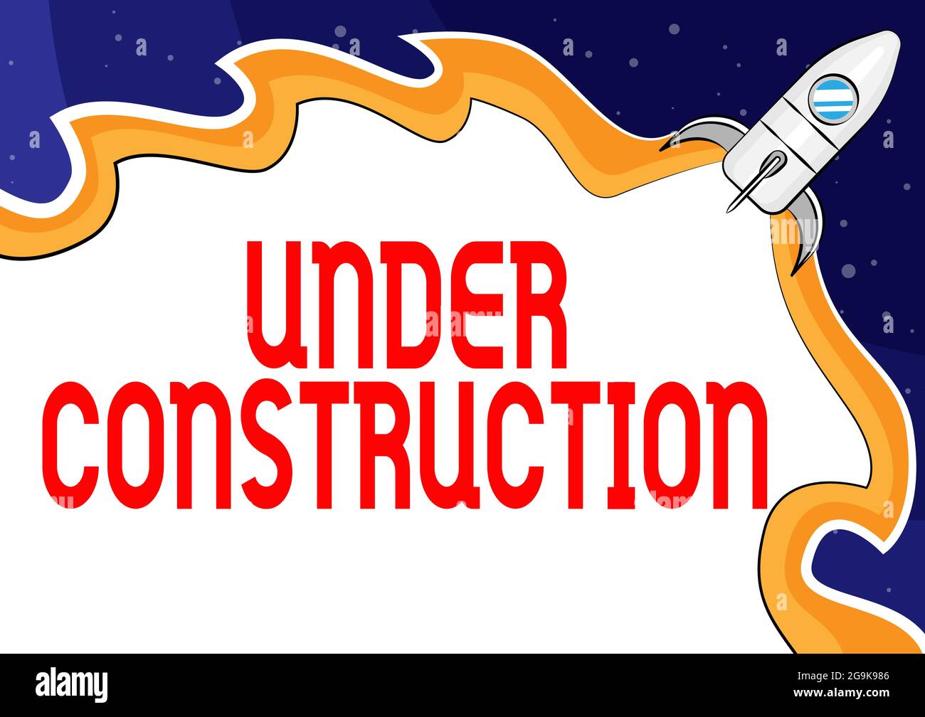 Inspiration showing sign Under Construction. Word Written on project ...