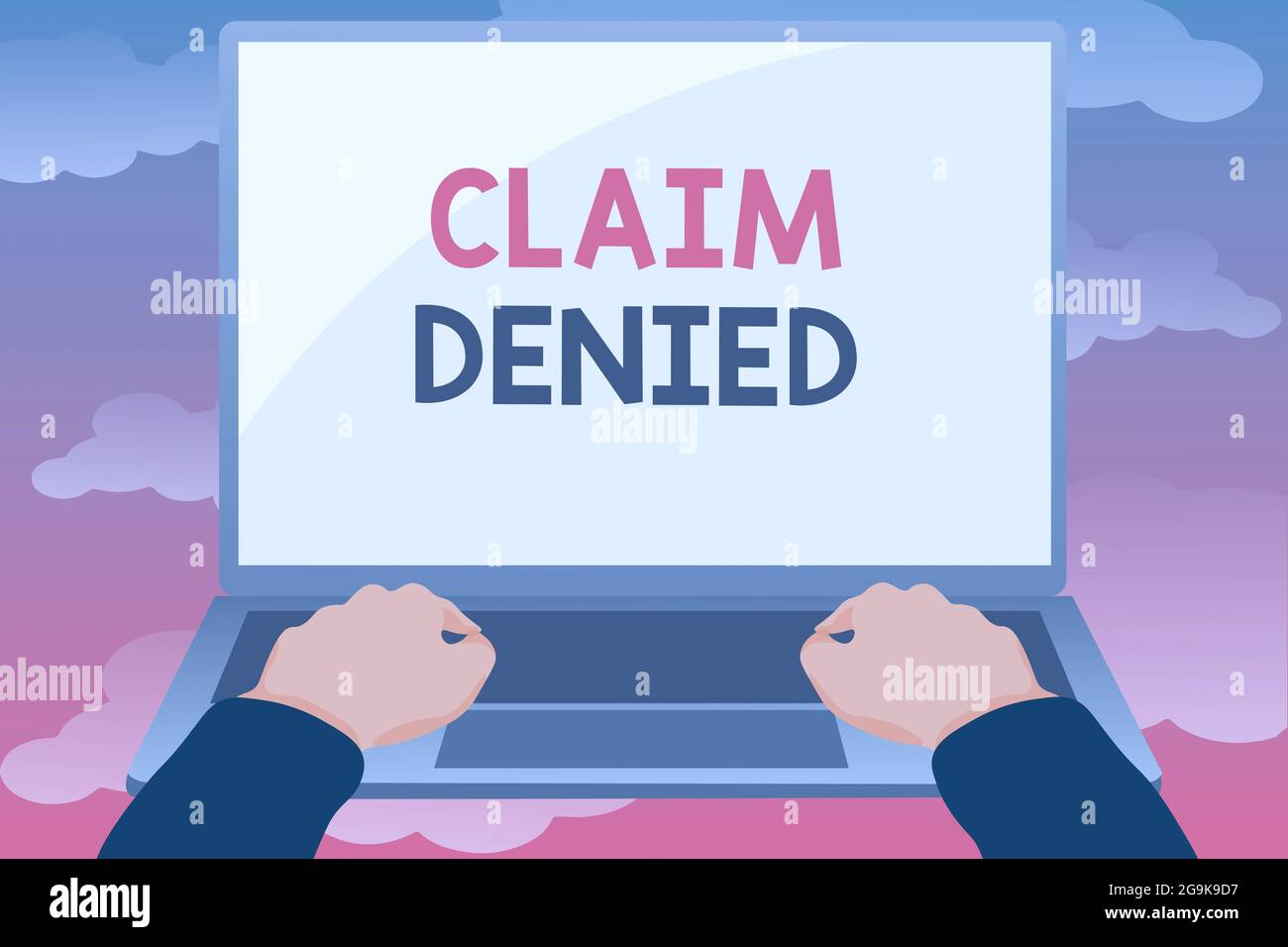 Inspiration showing sign Claim Denied. Business overview Requested ...