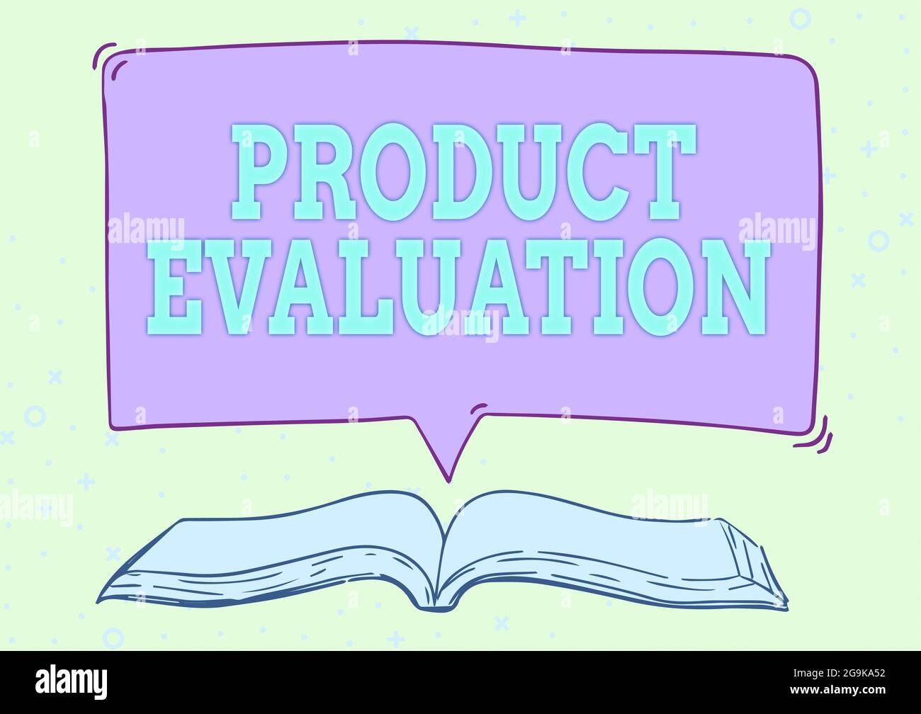 Text showing inspiration Product Evaluation. Business approach ...