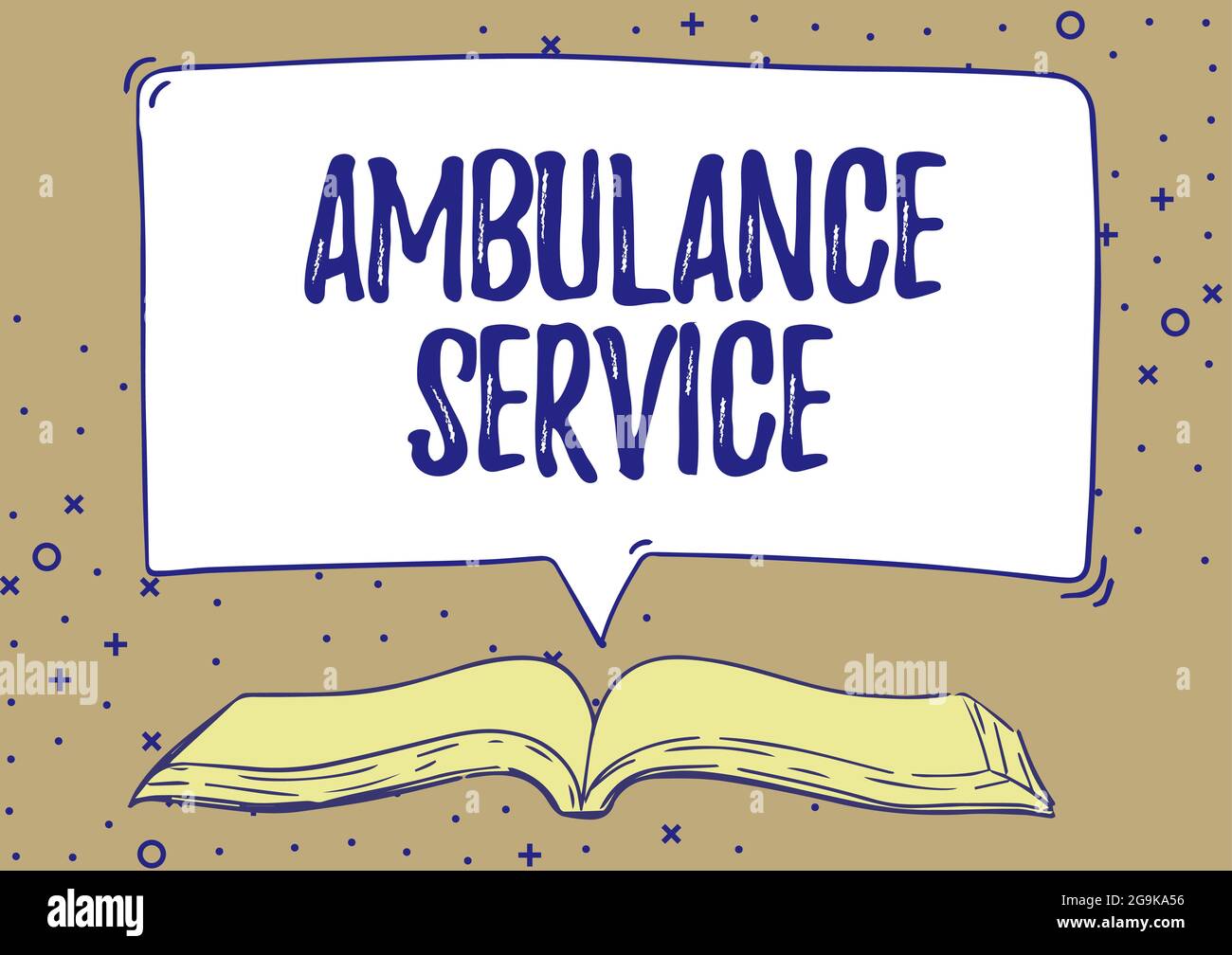 Text showing inspiration Ambulance Service. Business showcase emergency ...
