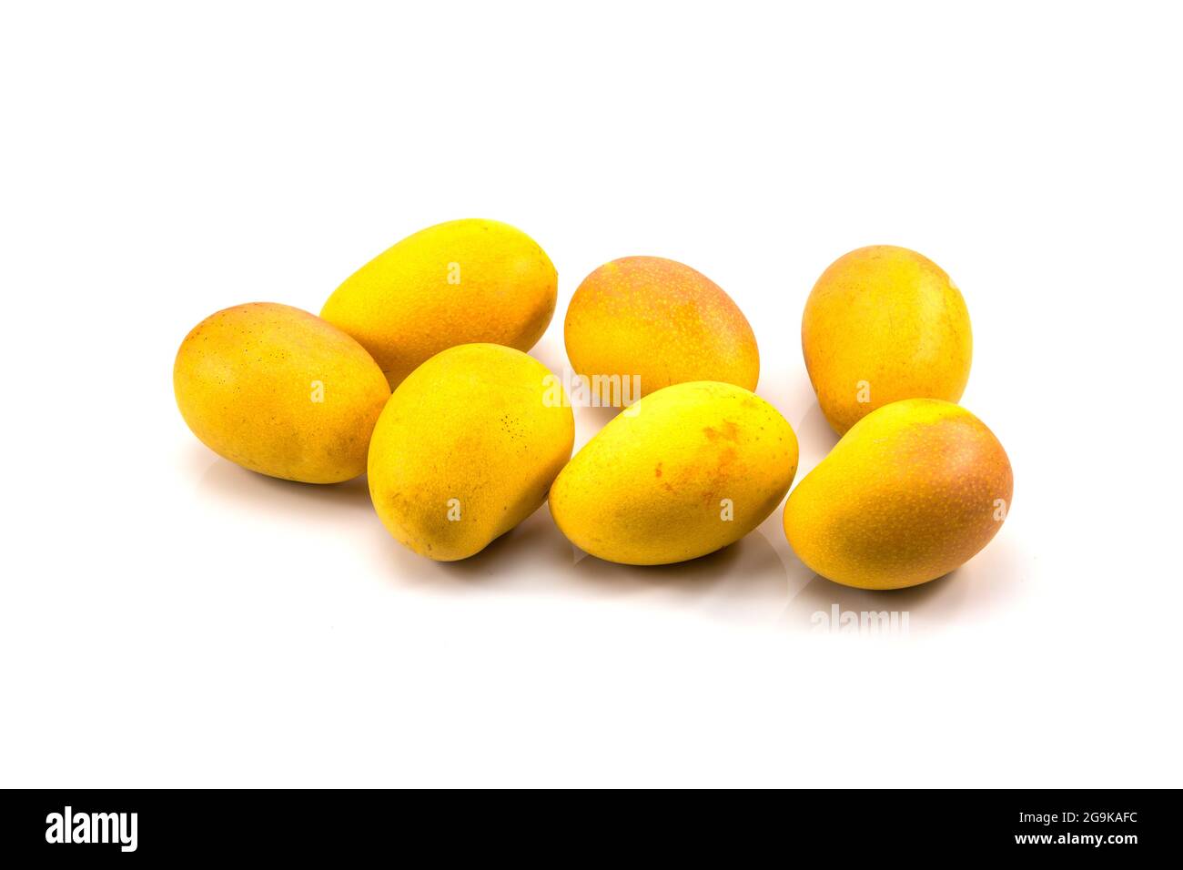 Fresh ripe mango fruit isolated on white background Stock Photo - Alamy