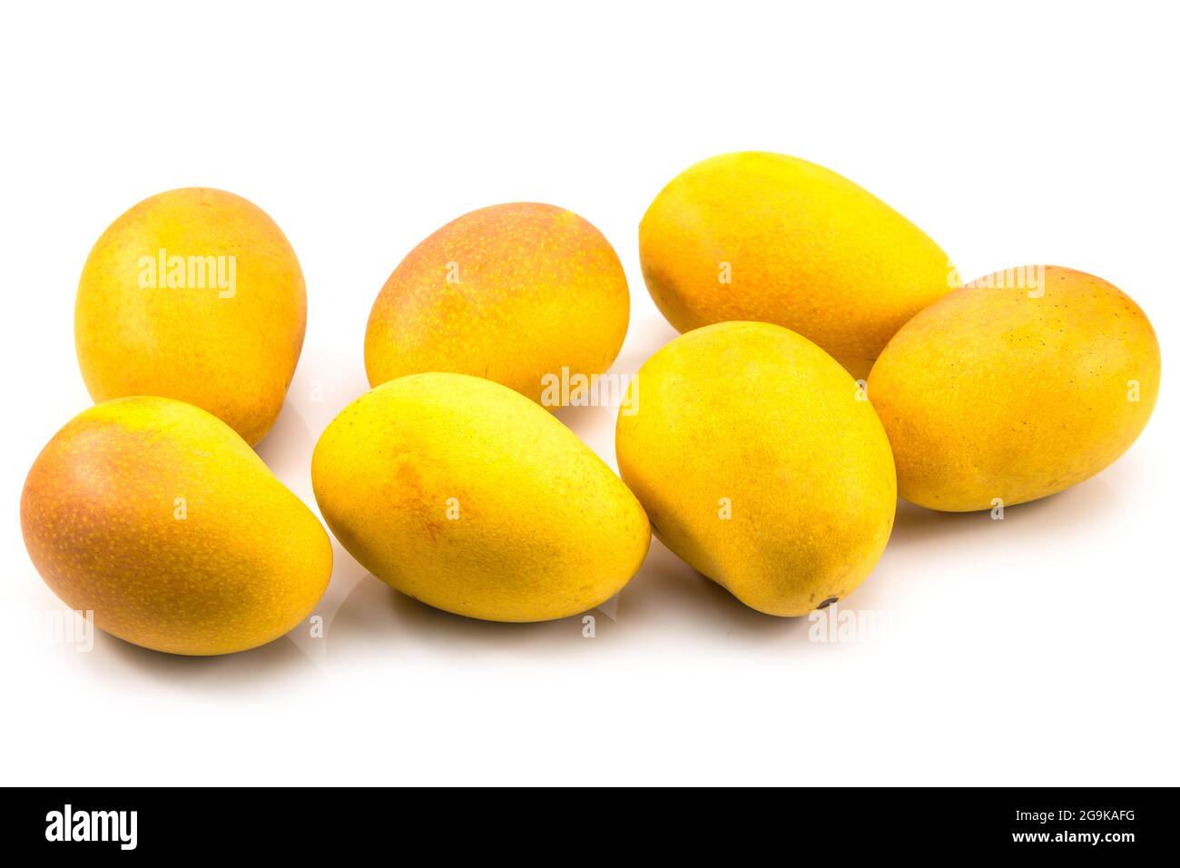Fresh ripe mango fruit isolated on white background Stock Photo - Alamy