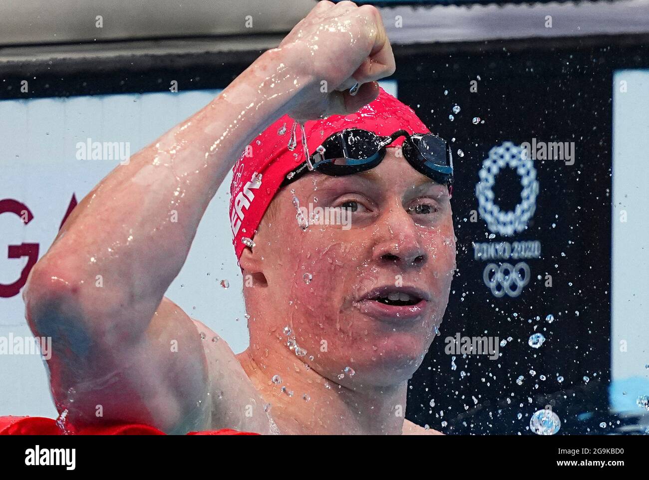 Tokyo, Japan. 27th July, 2021. Tom Dean of Great Britain celebrates ...