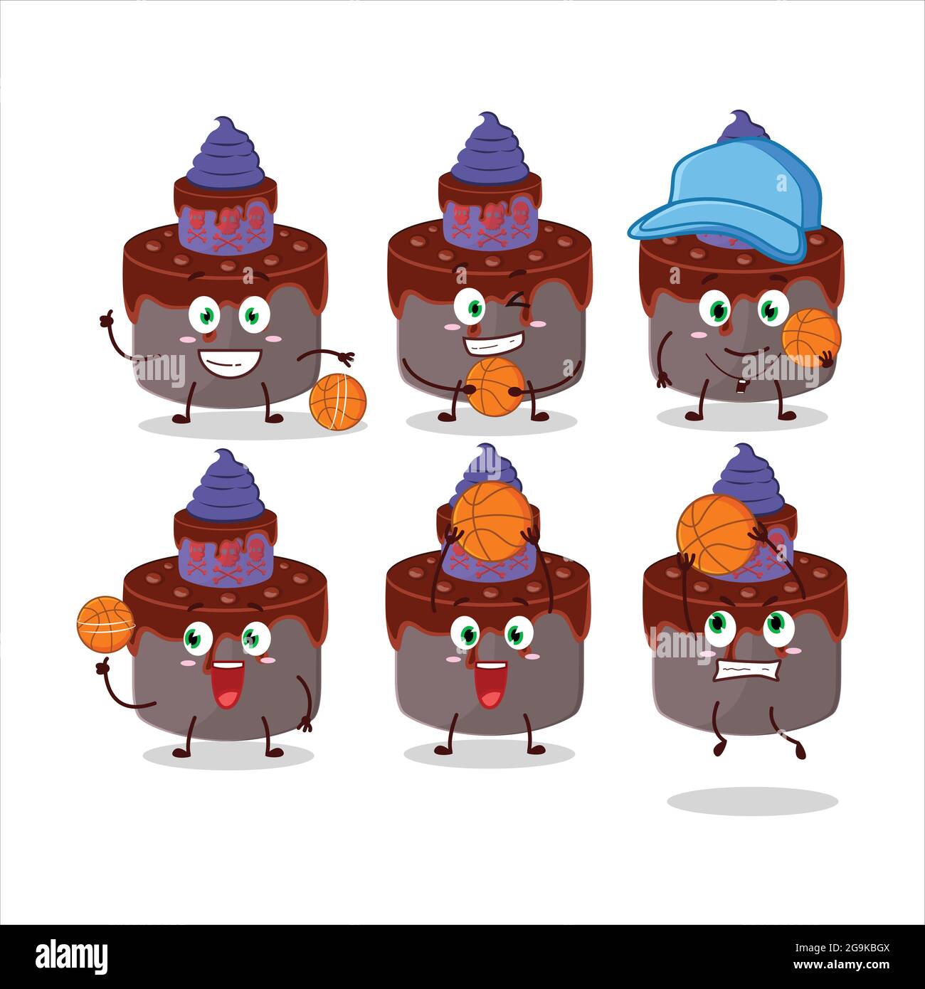 Talented tart halloween cartoon character as a basketball athlete ...