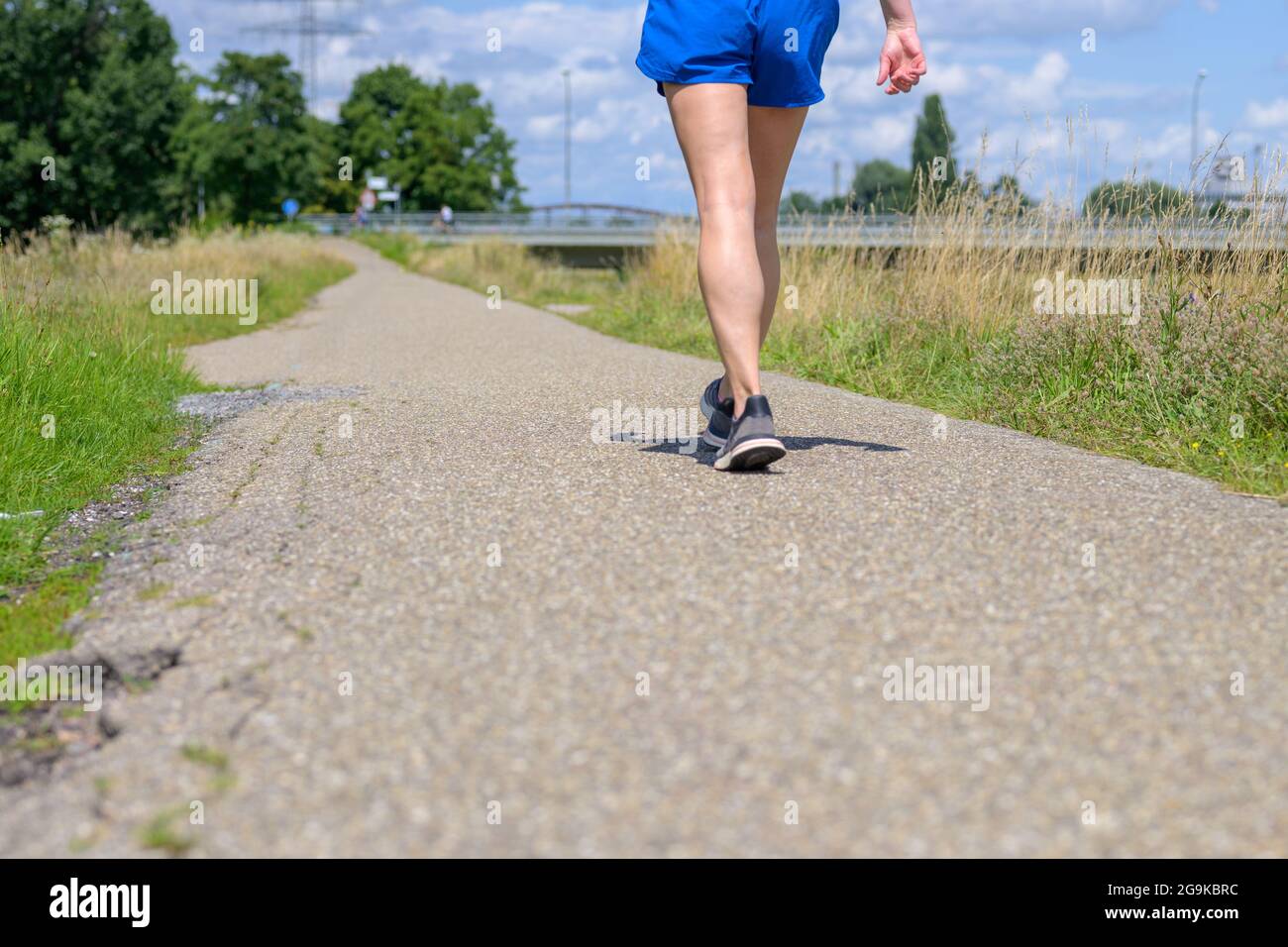 Overweight happy walking hi-res stock photography and images - Alamy
