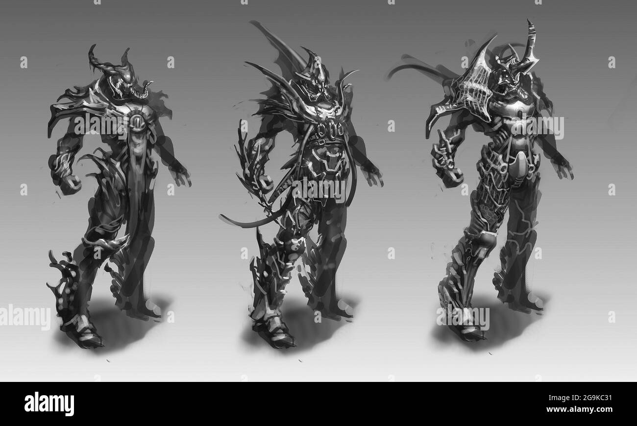 Demon Armor Concept Art