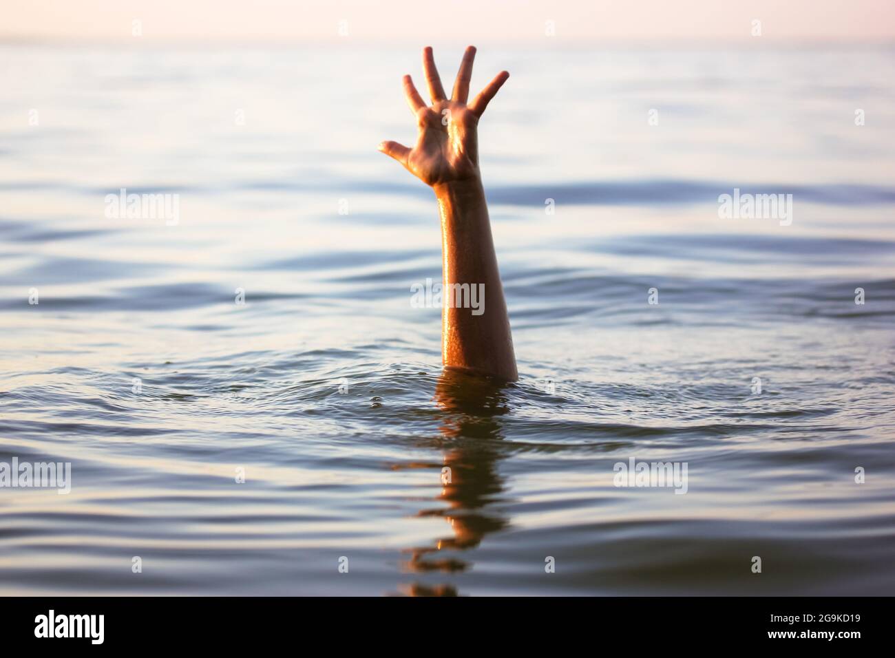 Someone Drowning In A Lake