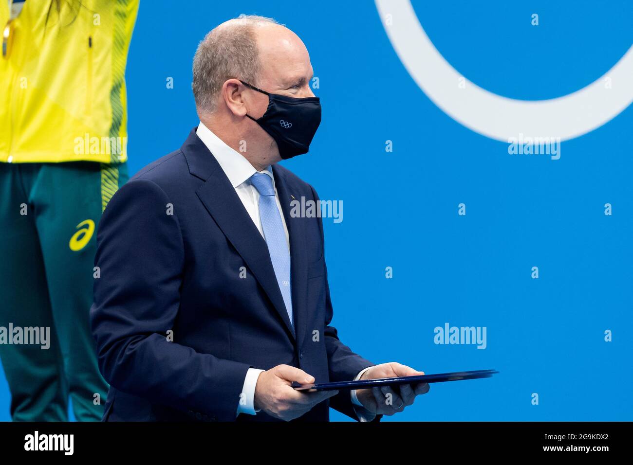 Tokyo, Japan. 27th July, 2021. TOKYO, JAPAN - JULY 27: Prince Albert of ...