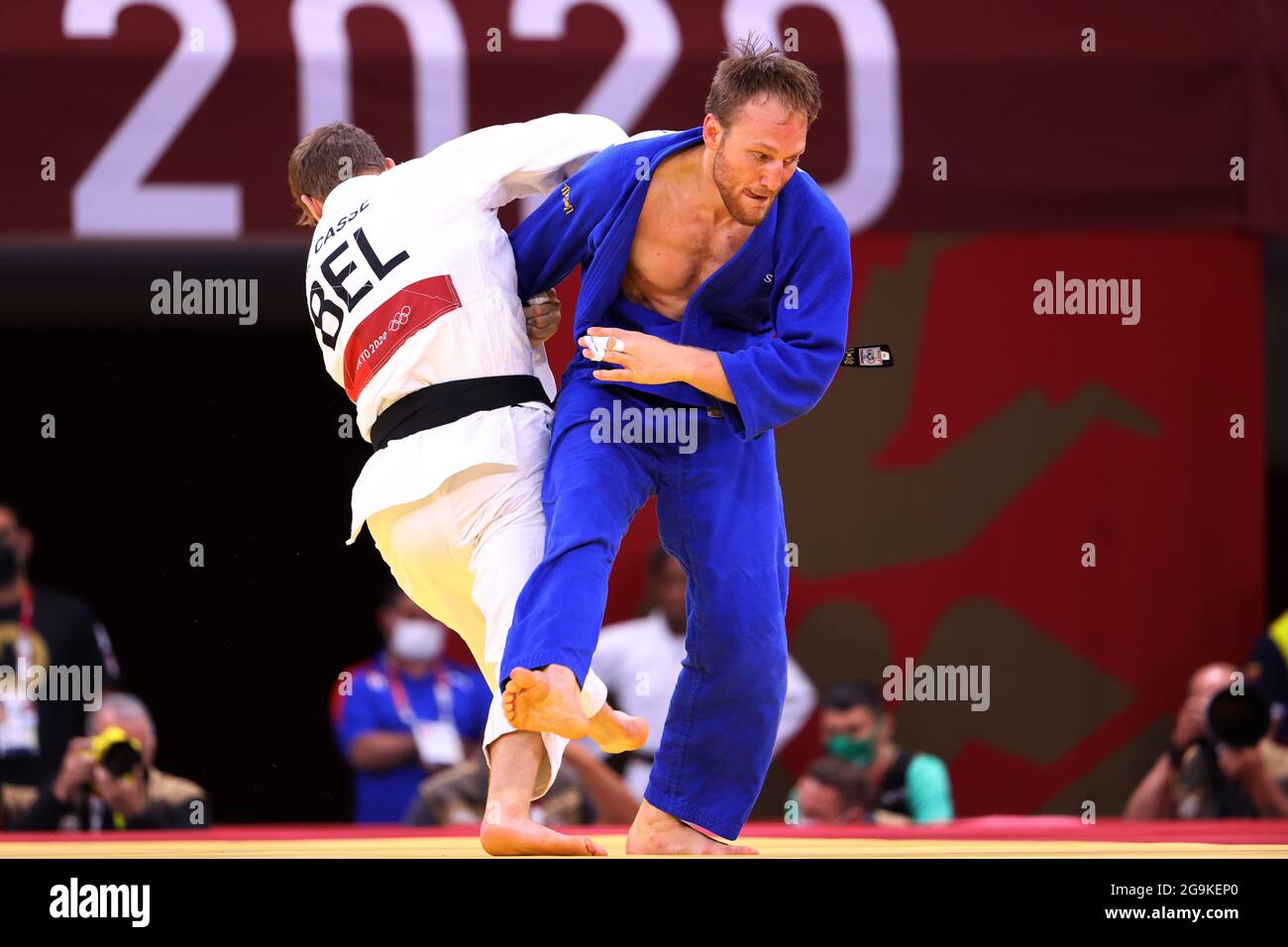 Tokyo, Japan. 27th July, 2021. Pacek Robin (SWE) Judo : Men's -81kg ...