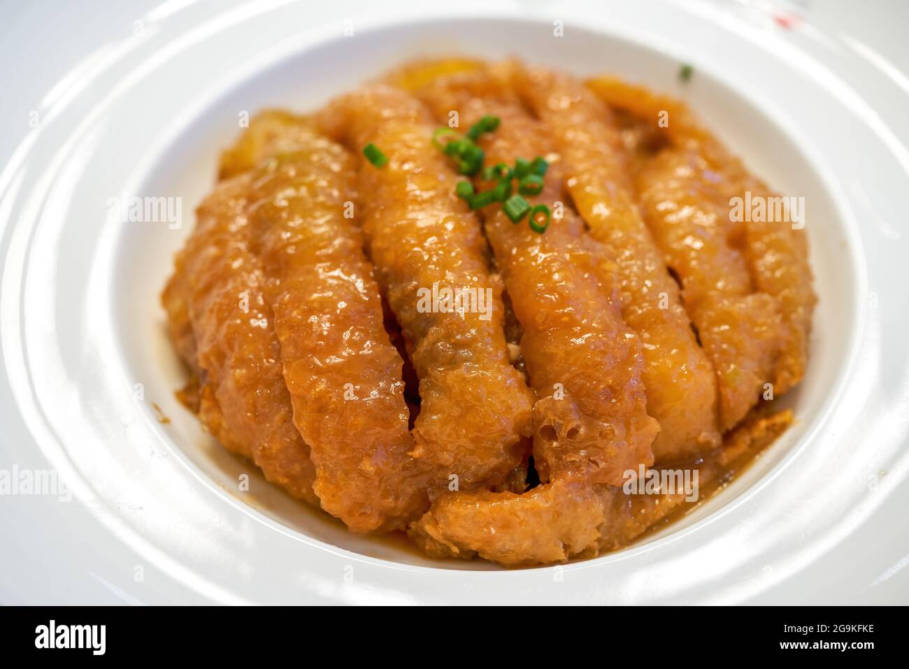 A delicious Chinese dish, braised pork with taro Stock Photo - Alamy