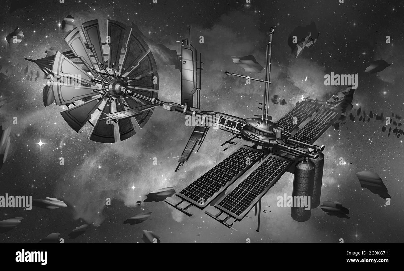 Futuristic space station hi-res stock photography and images - Alamy