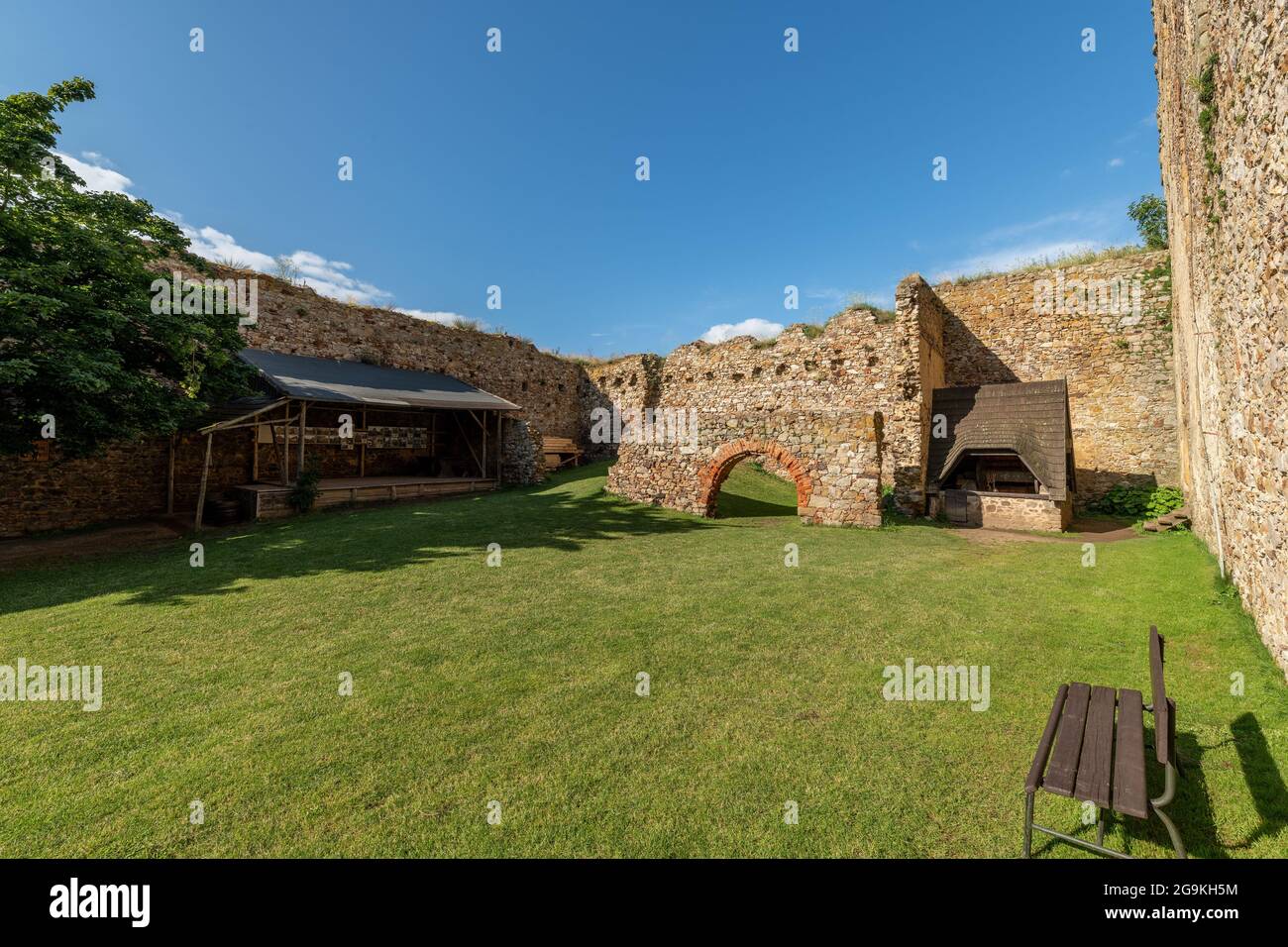 Ruin of King´s castle Tocnik (Točník) in Central Bohemia - Czech ...