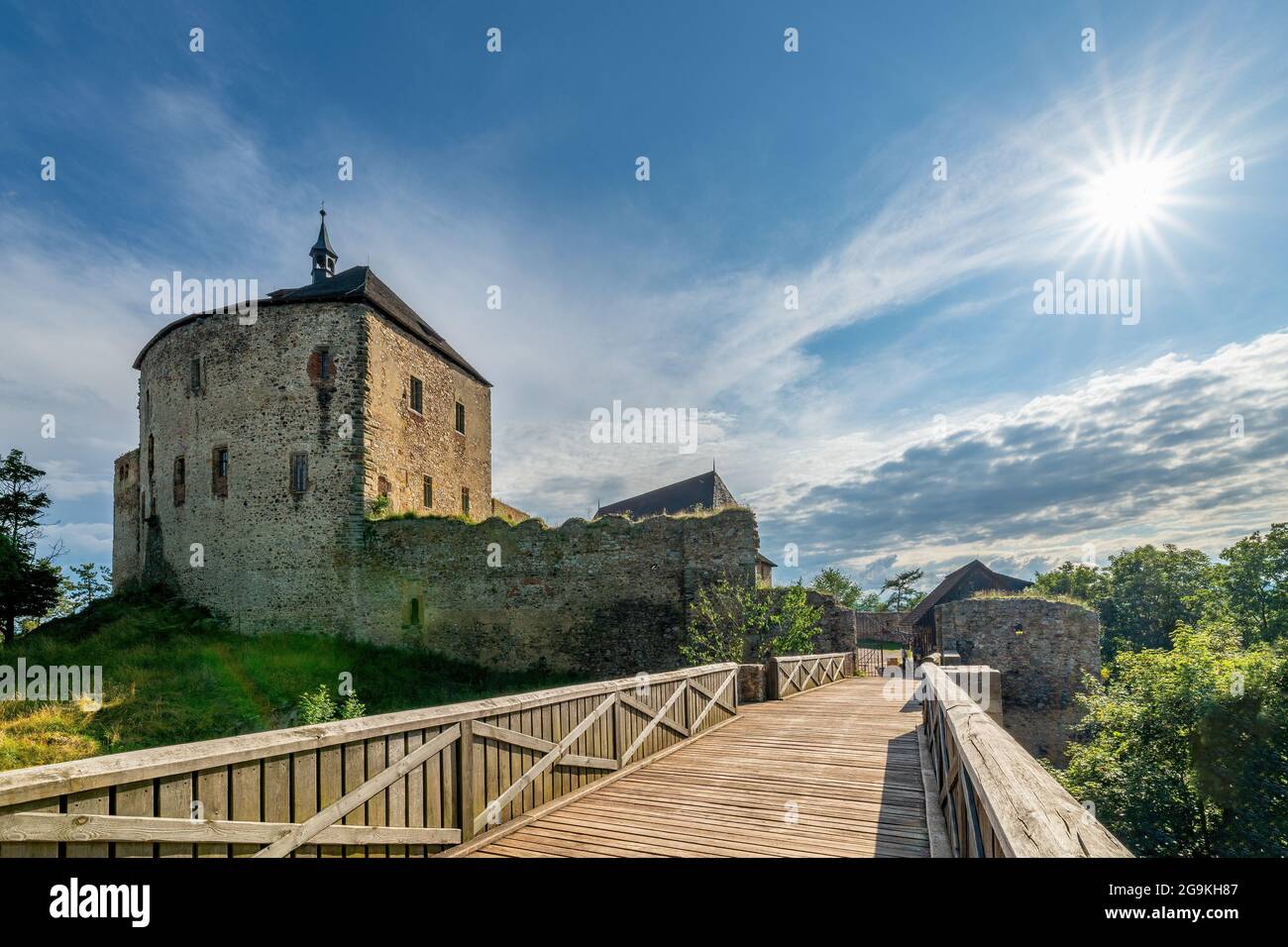 Ruin of King´s castle Tocnik (Točník) in Central Bohemia - Czech ...