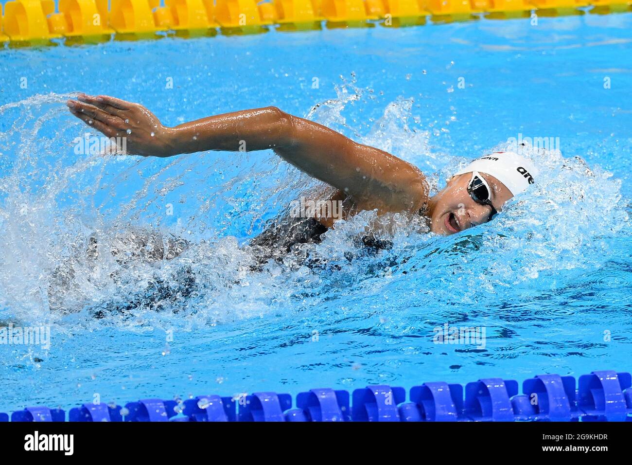 Czech swimmer Barbora Seemanova competes in women's 200m freestyle ...